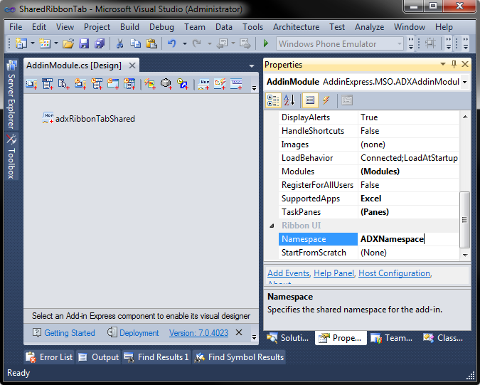 Create Excel add-ins with a shared ribbon tab for Office 2013, 2010 and ...