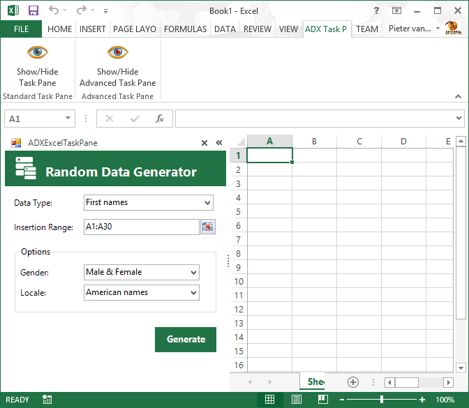 Creating Custom Task Panes For Excel 2013 2003 C Examples
